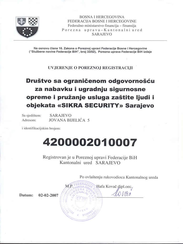 Certifikati i rjesenja